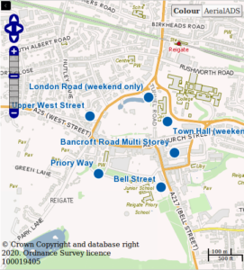 How to find us – Reigate Caves